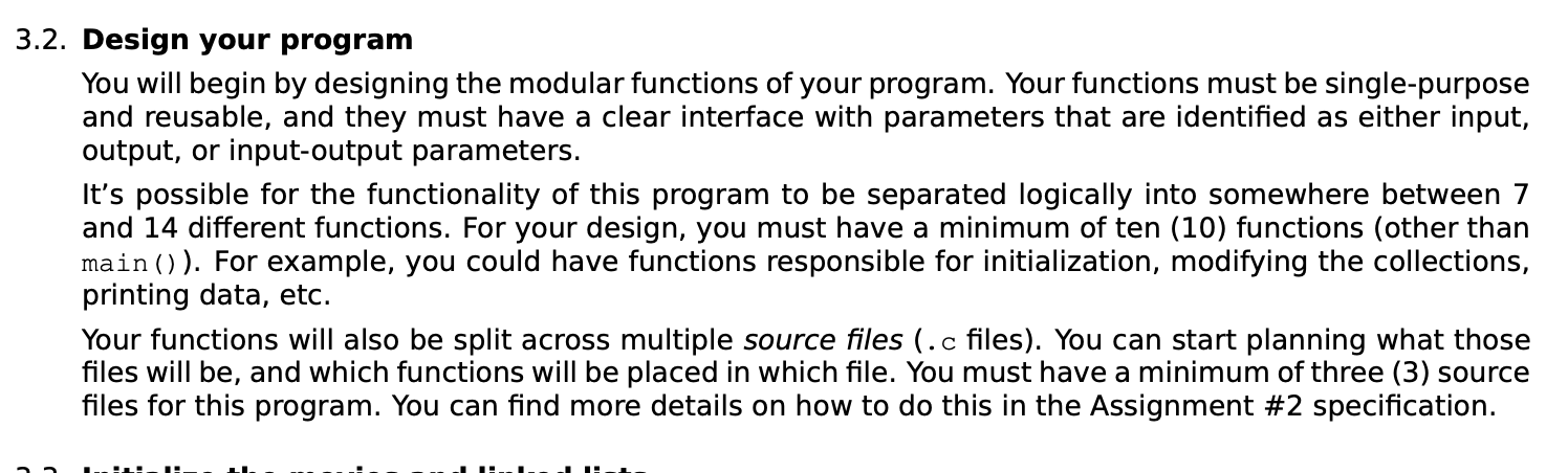 3. Instructions Your program will begin by | Chegg.com