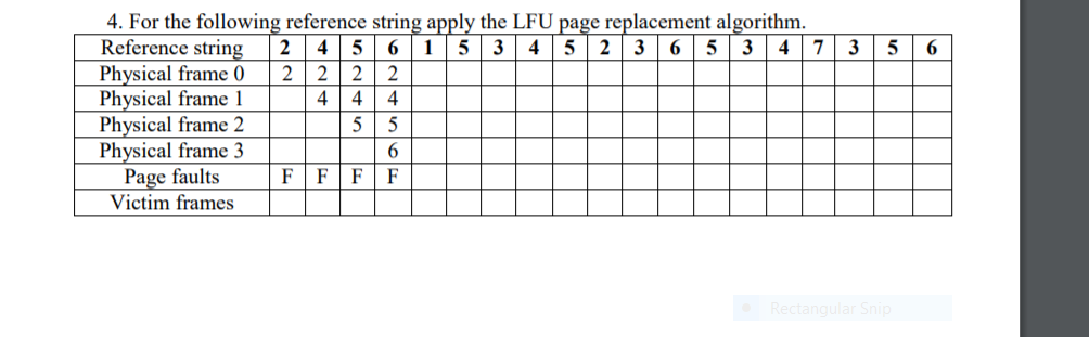 Solved Demand Paging Problems Page Replacement Algorithms 
