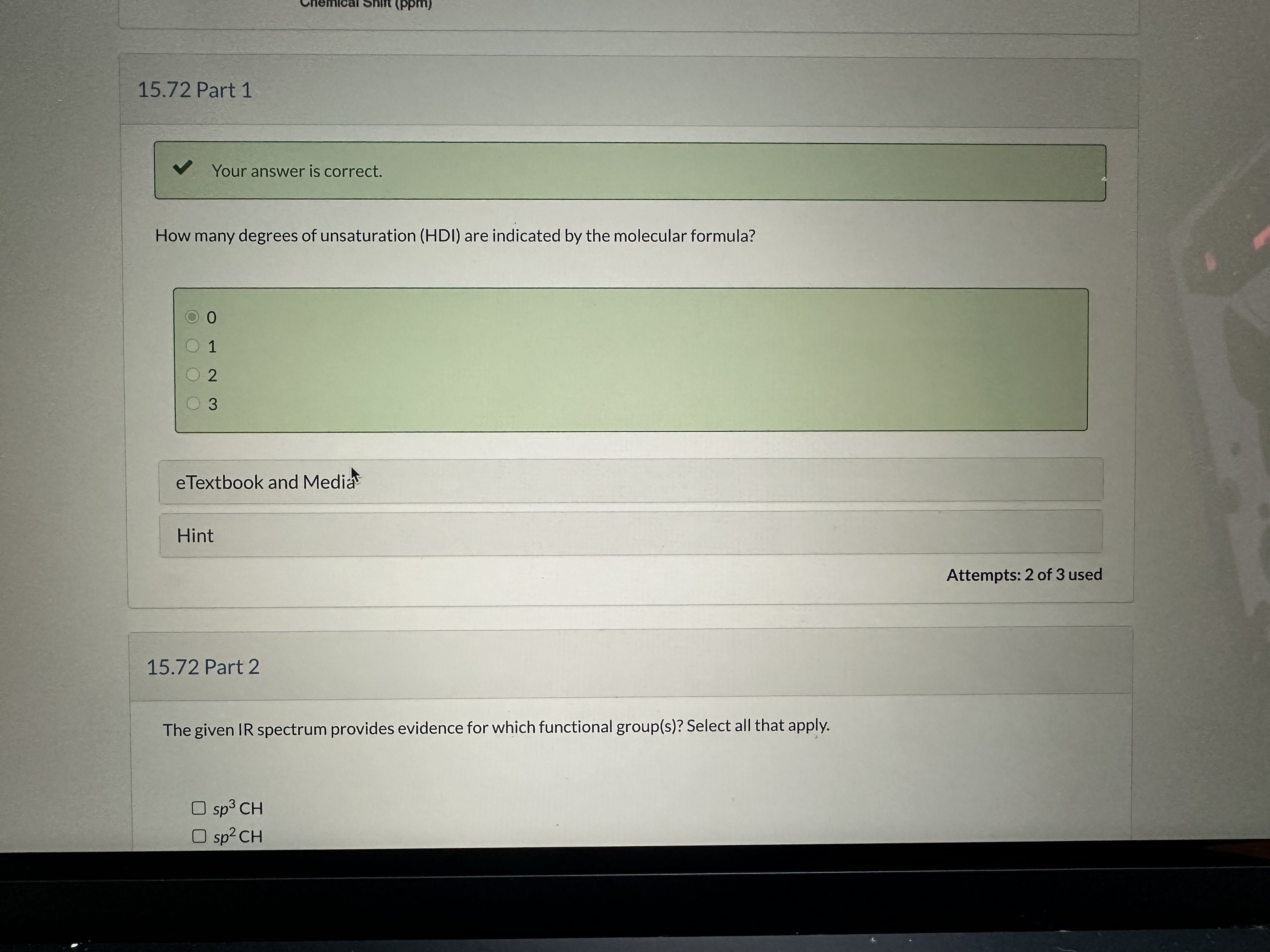 Solved Deduce the structure of a compound with the molecular | Chegg.com