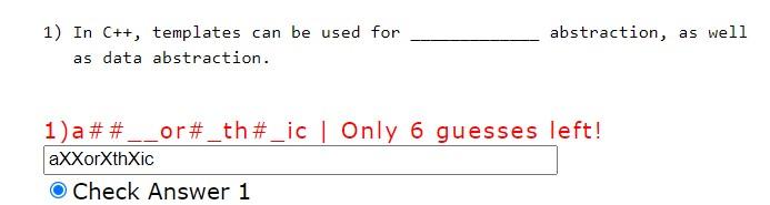 Solved C++ Fill in the blank questions The number of red | Chegg.com