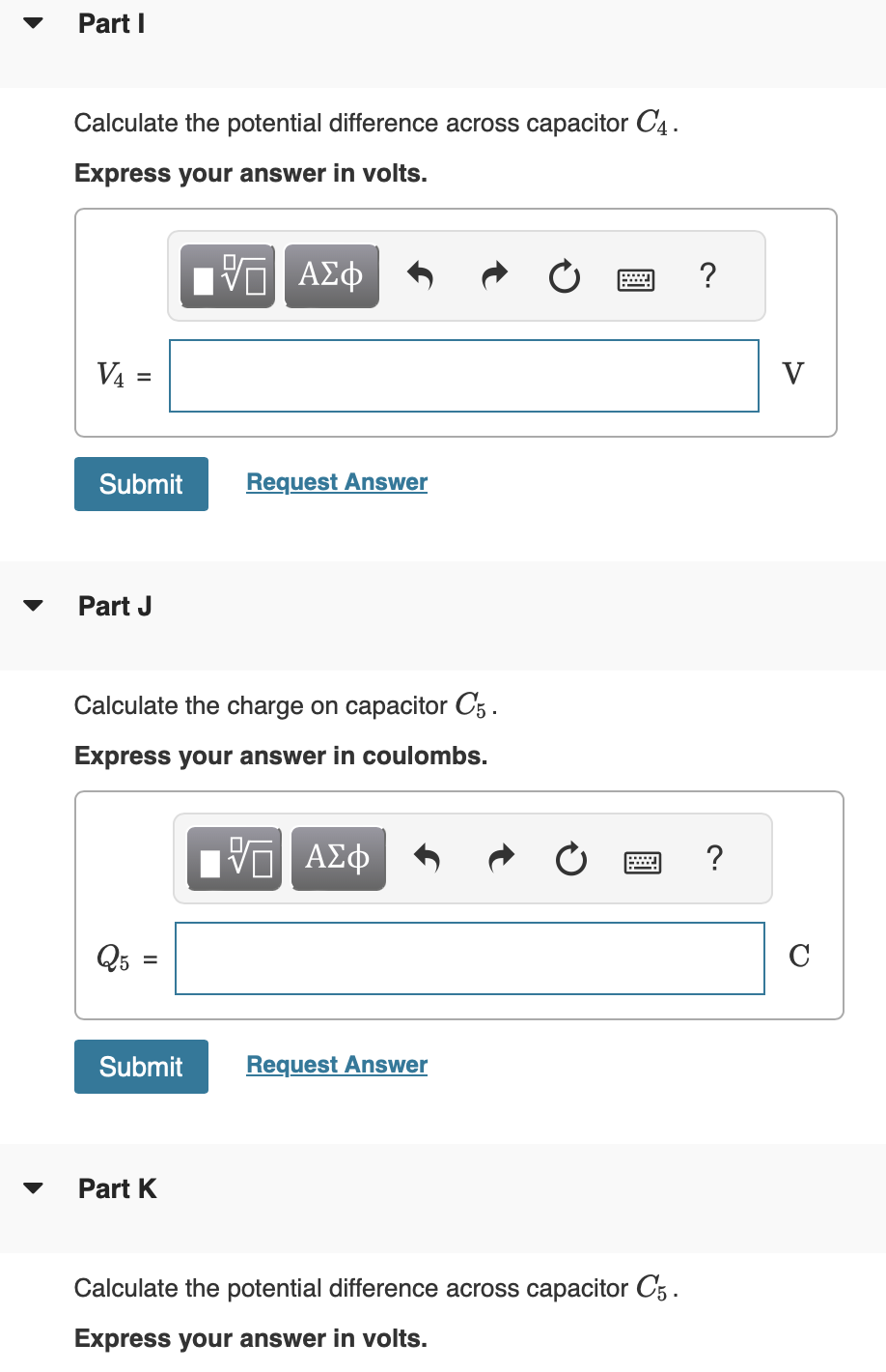 Solved In (Figure 1), C1 = C5 = 9.0 μF and C2 = C3 = C4 = | Chegg.com