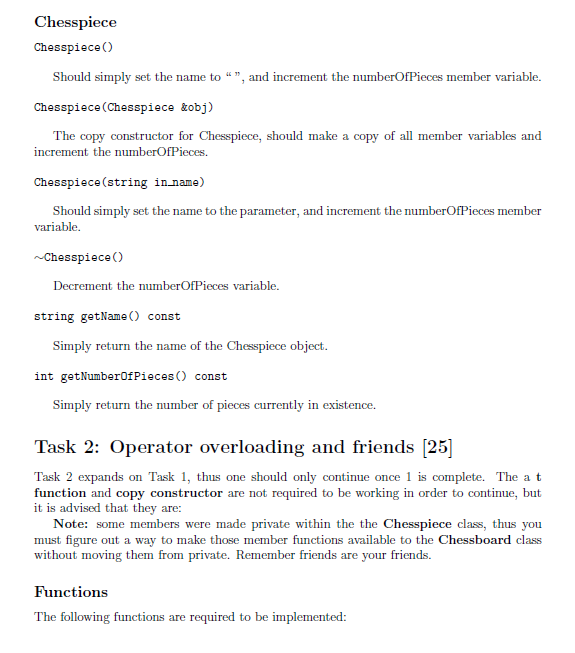Solved Please do the following in c++98 and PLEASE use the | Chegg.com