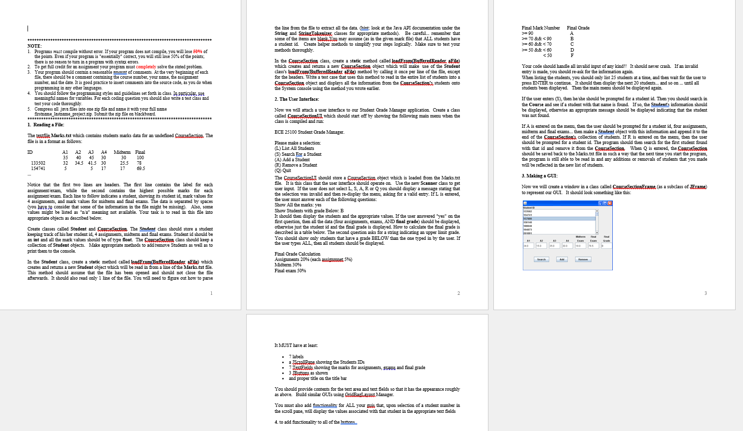 Solved | ********* NOTE: 1. Programs must compile without | Chegg.com