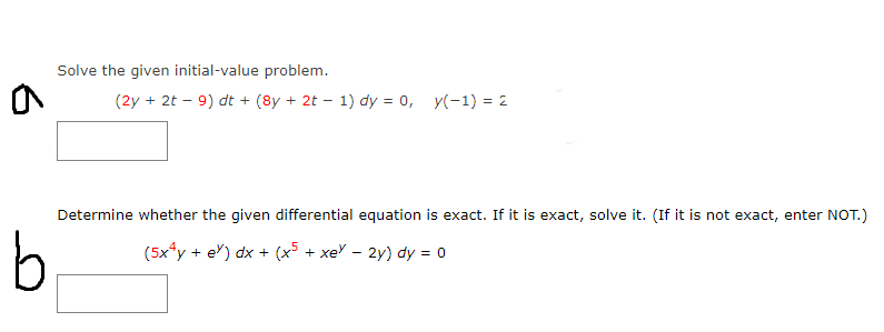 Solved Solve the given initial-value problem. | Chegg.com