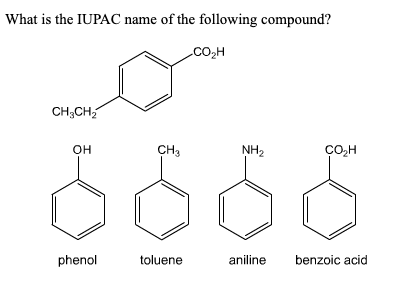 Solved What is the IUPAC name of the following compound? COH | Chegg.com