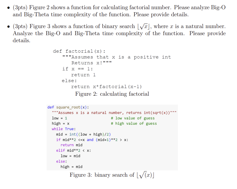 Solved 2 shows a function for calculating factorial number. | Chegg.com