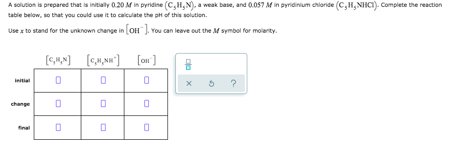 Solved A solution is prepared that is initially 0.20 M in | Chegg.com