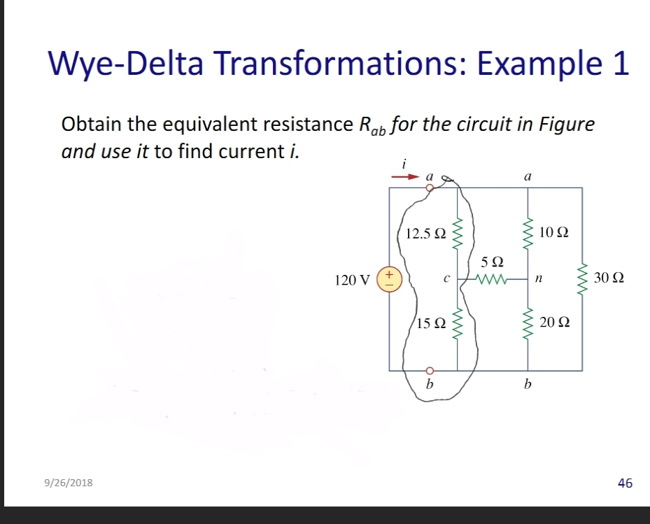 Solved Wye-Delta Transformations: Example 1 and use it to | Chegg.com