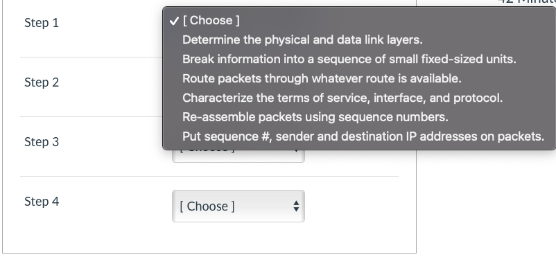 Solved Question 6 2 pts Put the following steps in order to | Chegg.com