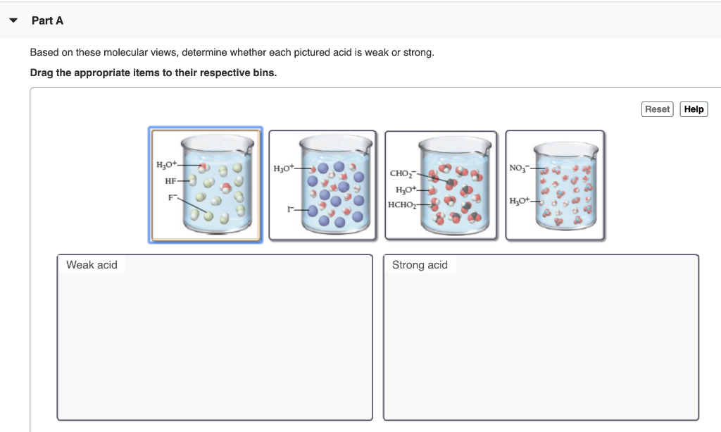 Solved Part A Based on these molecular views, determine | Chegg.com