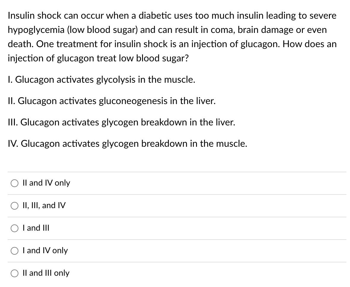 And Insulin Shock Diabetic Coma