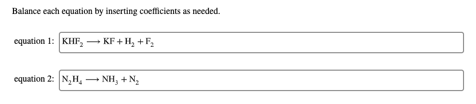 Solved A balanced reaction equation must have the same | Chegg.com