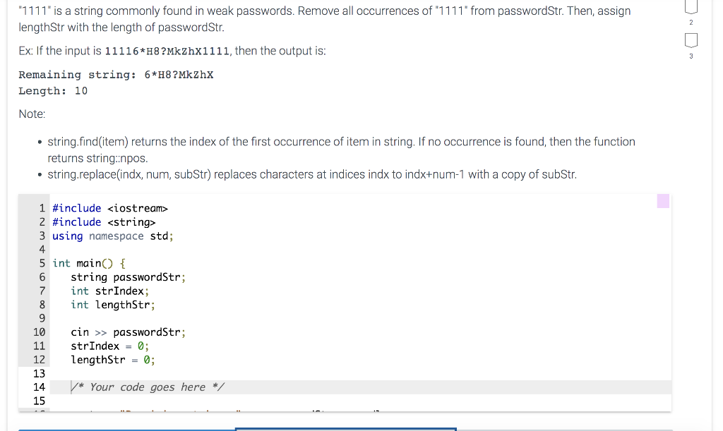 Solved "1111" is a string commonly found in weak passwords. | Chegg.com