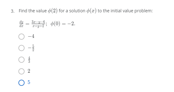 Solved 1. Find the value (2) for a solution o(2) to the | Chegg.com
