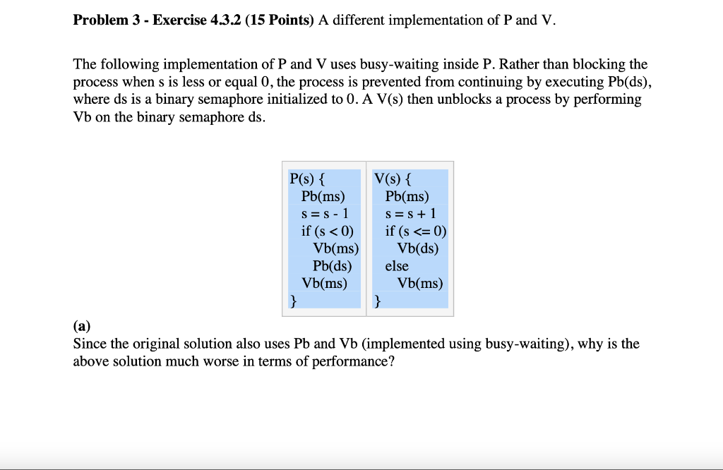 Solved Problem 3 - Exercise 4.3.2 (15 Points) A different | Chegg.com
