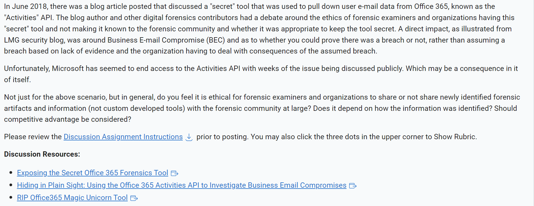 Solved Hi need 350 word Sharing New Forensic Artifacts | Chegg.com