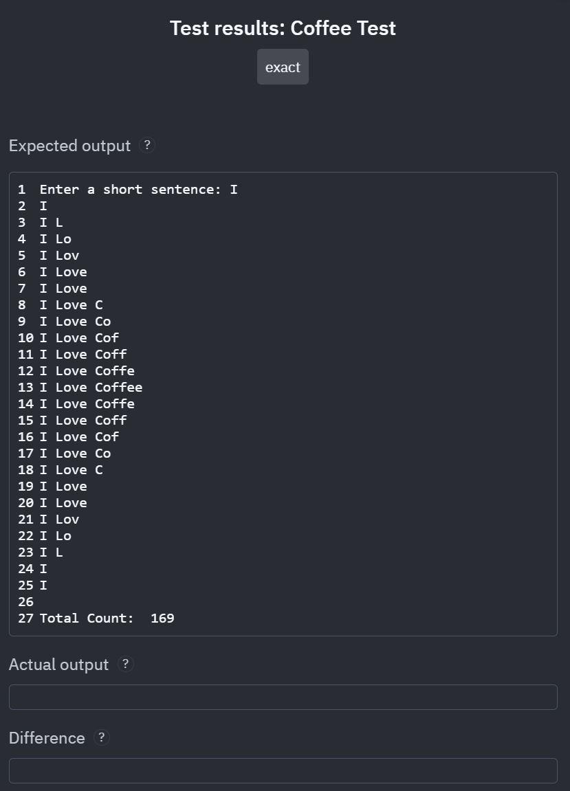 Solved python string triangle Write a program that takes a | Chegg.com