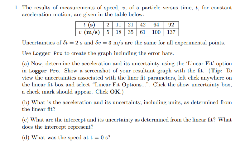 File Edit Experiment Data Analyze Insert Options Page | Chegg.com