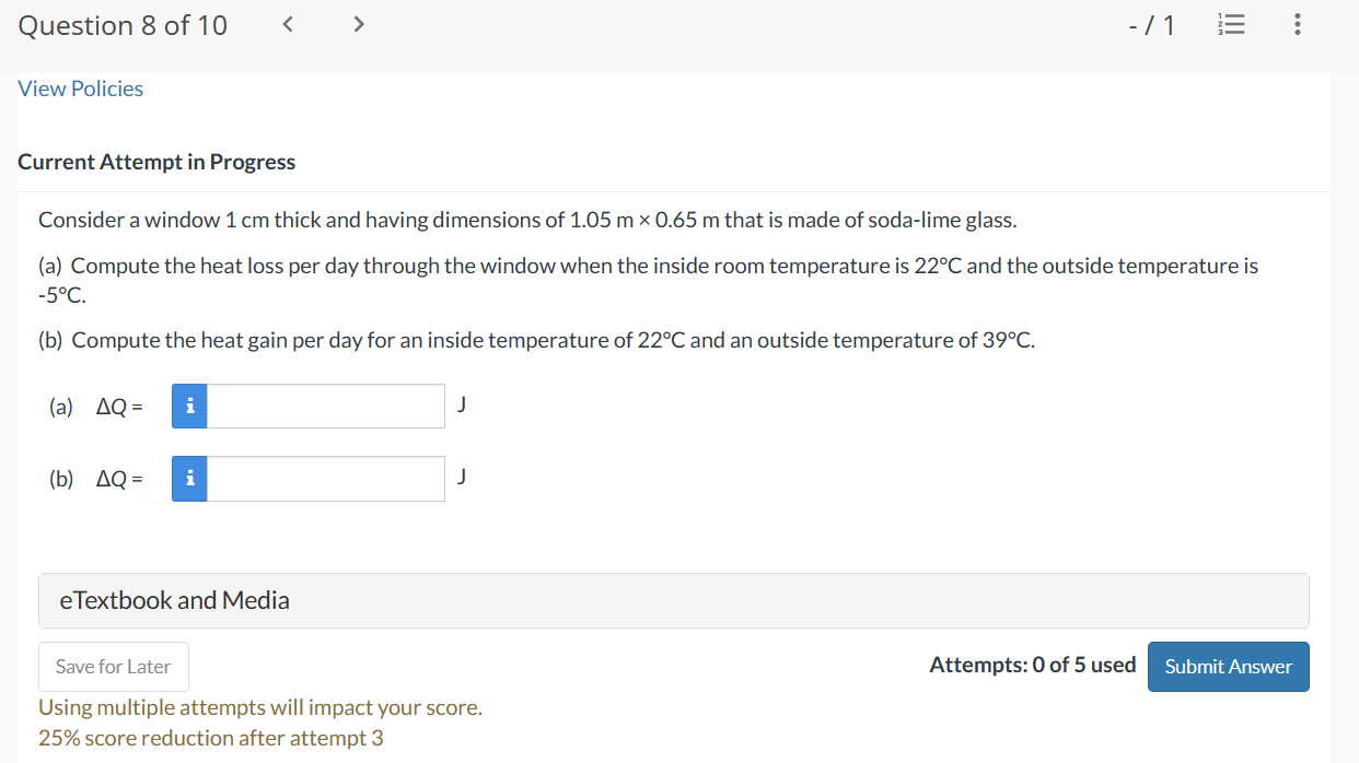 Solved Consider a window 1 cm thick and having dimensions of | Chegg.com