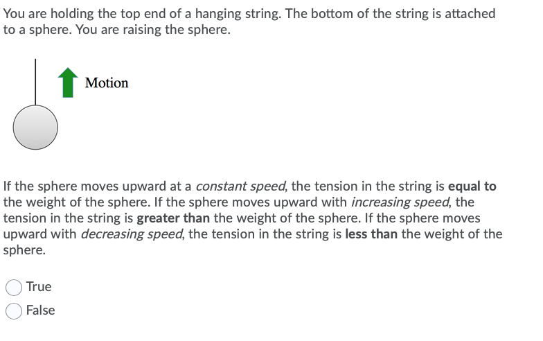 Solved You are holding the top end of a hanging string. The | Chegg.com