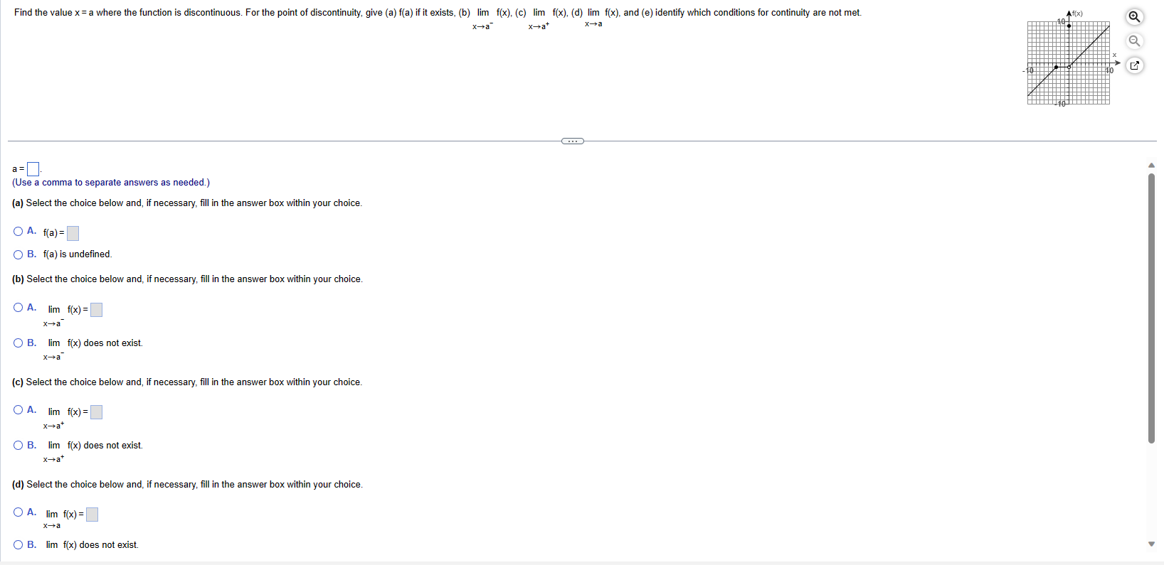 Solved (Use a comma to separate answers as needed.) (a) | Chegg.com
