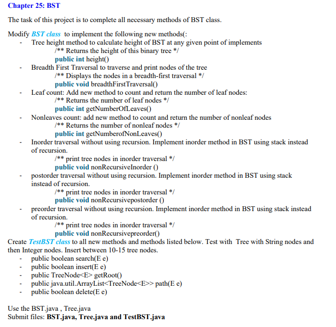 Solved Tree.java import java.util.Collection; public | Chegg.com