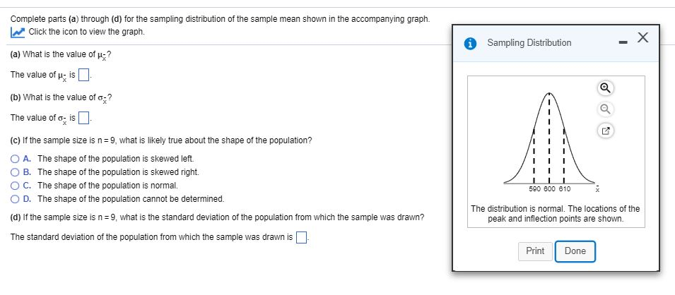 Solved Complete parts (a) through (d) for the sampling | Chegg.com