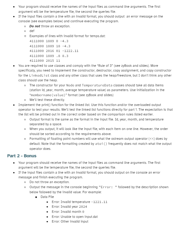 Solved HW: Temperature Queries Overview Objectives - | Chegg.com