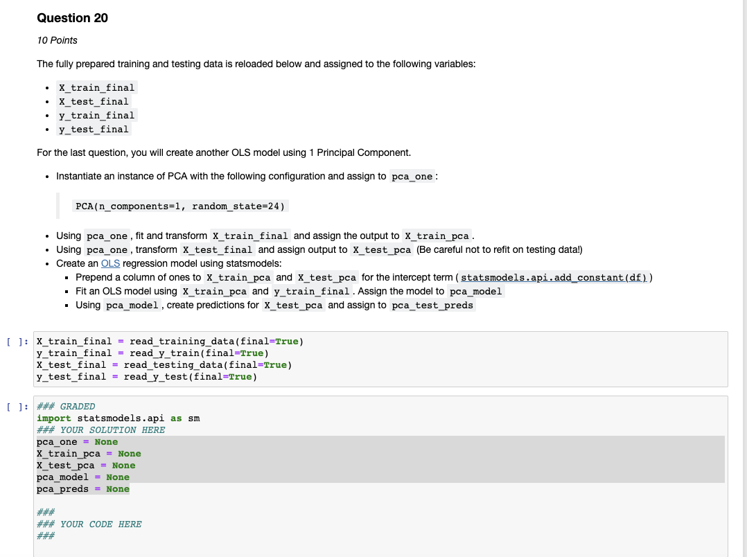 Solved Question 20 10 Points The fully prepared training and | Chegg.com