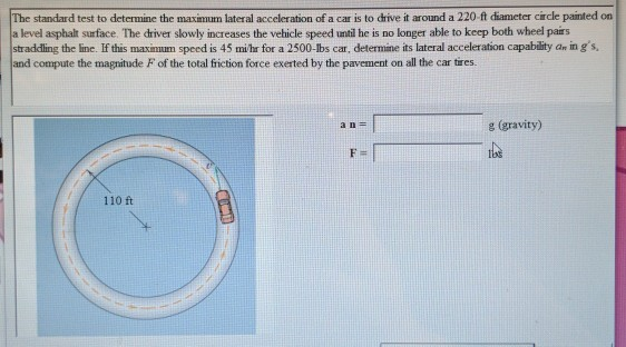 Solved The standard test to determine the maximum lateral | Chegg.com