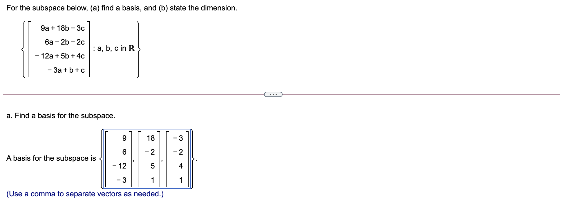 Solved 1 4 -1 - 12 The vectors V, = [.)--[-----[] span R2 | Chegg.com