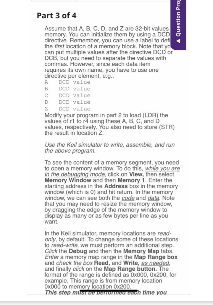 Solved Use the Keil simulator to write, assemble, and run | Chegg.com