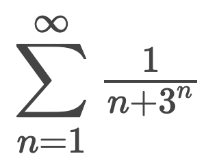 Solved 1 n+3n n=1 | Chegg.com
