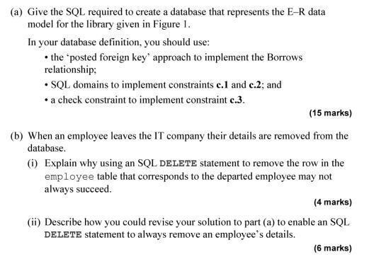 An IT company has a small library of books on | Chegg.com