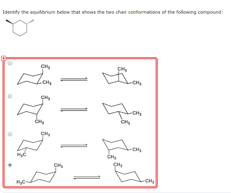 Solved Identify the equilibrium below that shows the two | Chegg.com