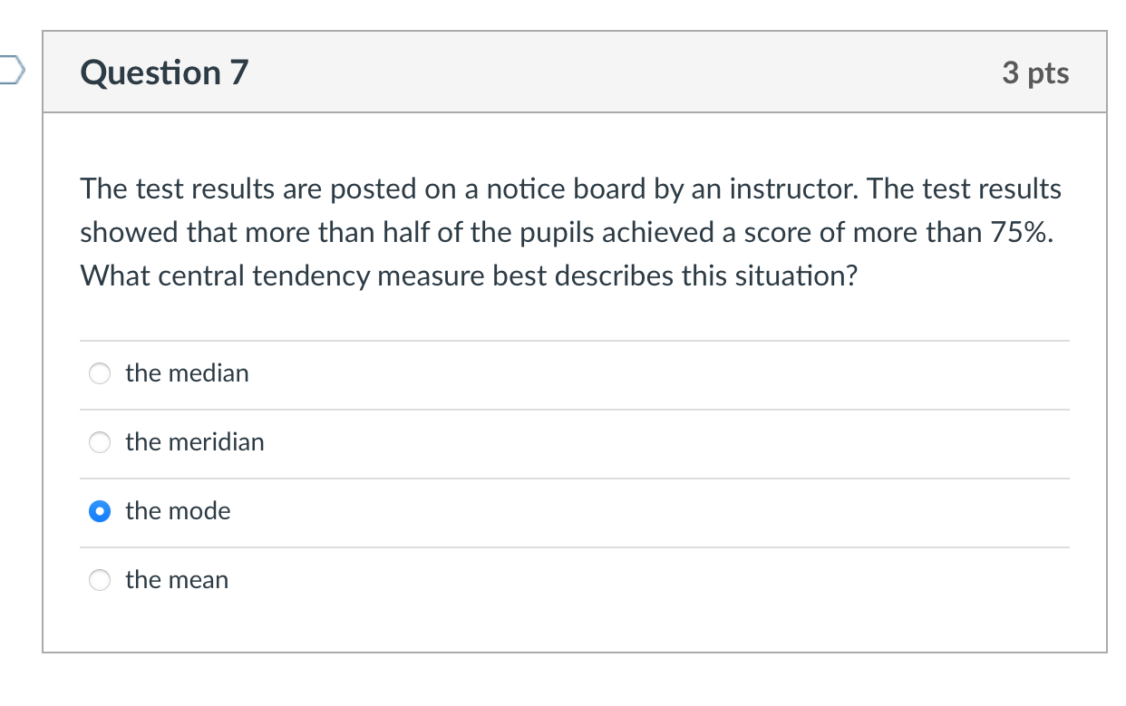 Solved The test results are posted on a notice board by an | Chegg.com