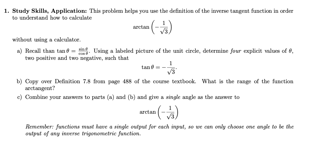Solved Study Skills, Application: This problem helps you use | Chegg.com
