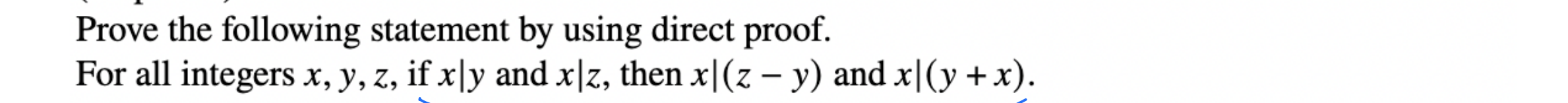 Solved Prove the following statement by using direct proof. | Chegg.com