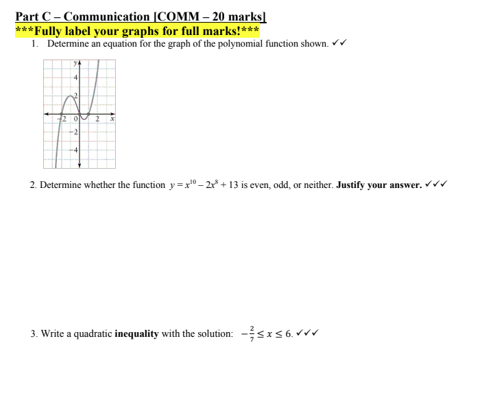 Solved Part C - Communication (COMM – 20 marks] ***Fully | Chegg.com
