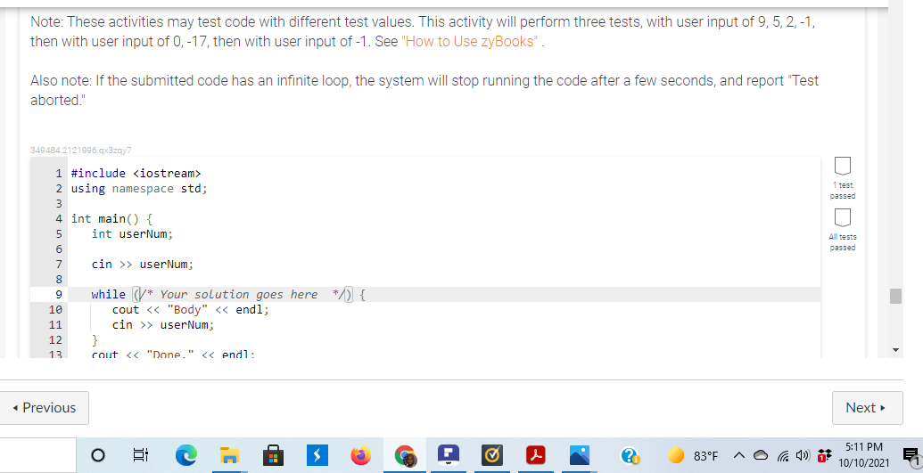 Solved Note: These activities may test code with different | Chegg.com
