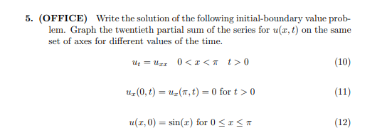 Solved For the Graph use software like Matlab or something | Chegg.com