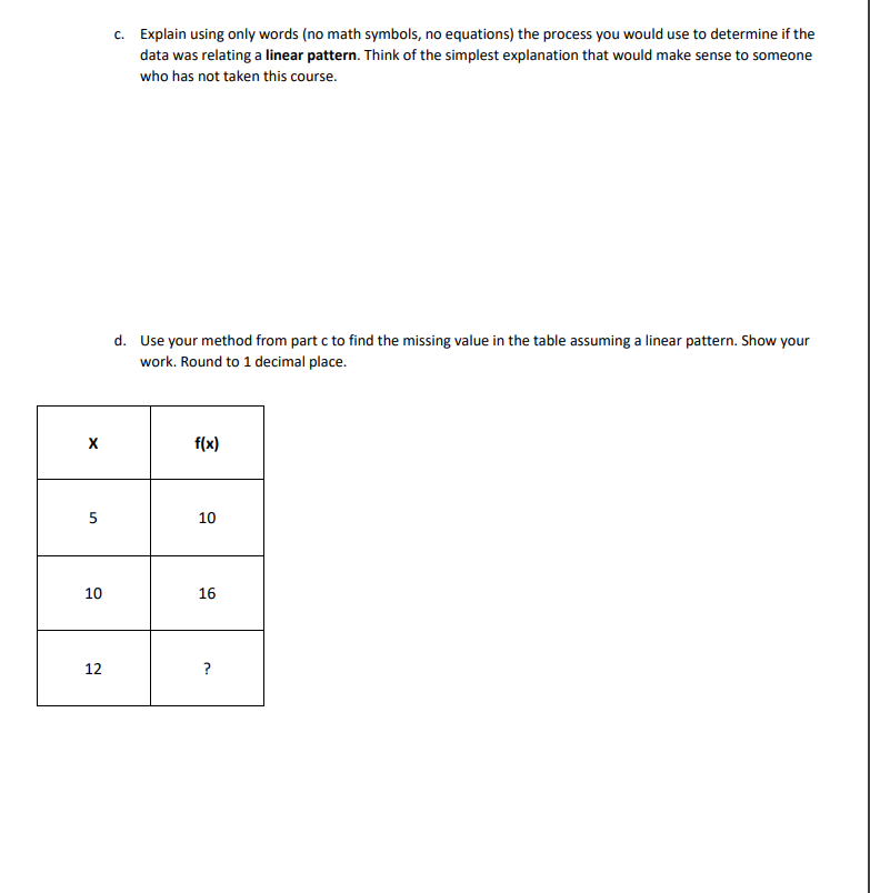 Solved Assignment 1. Given a table of values (inputs and | Chegg.com