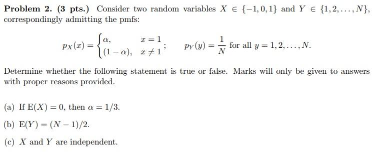 Solved Data mining Problem 2. (3 pts.) Consider two random | Chegg.com