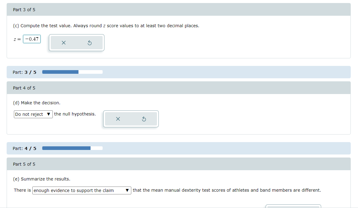 Solved Manual Dexterity Differences A researcher wishes to | Chegg.com