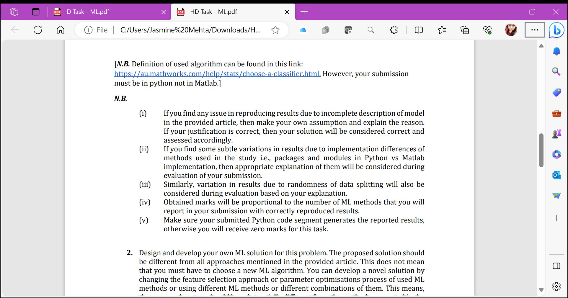 Solved Submission requirements: Submit a report (pdf format) | Chegg.com