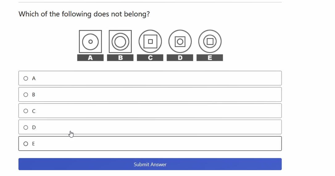 Solved Which of the following does not belong? | Chegg.com