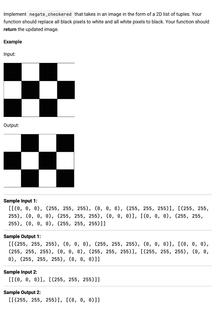 Solved in python & should would with any of the following | Chegg.com