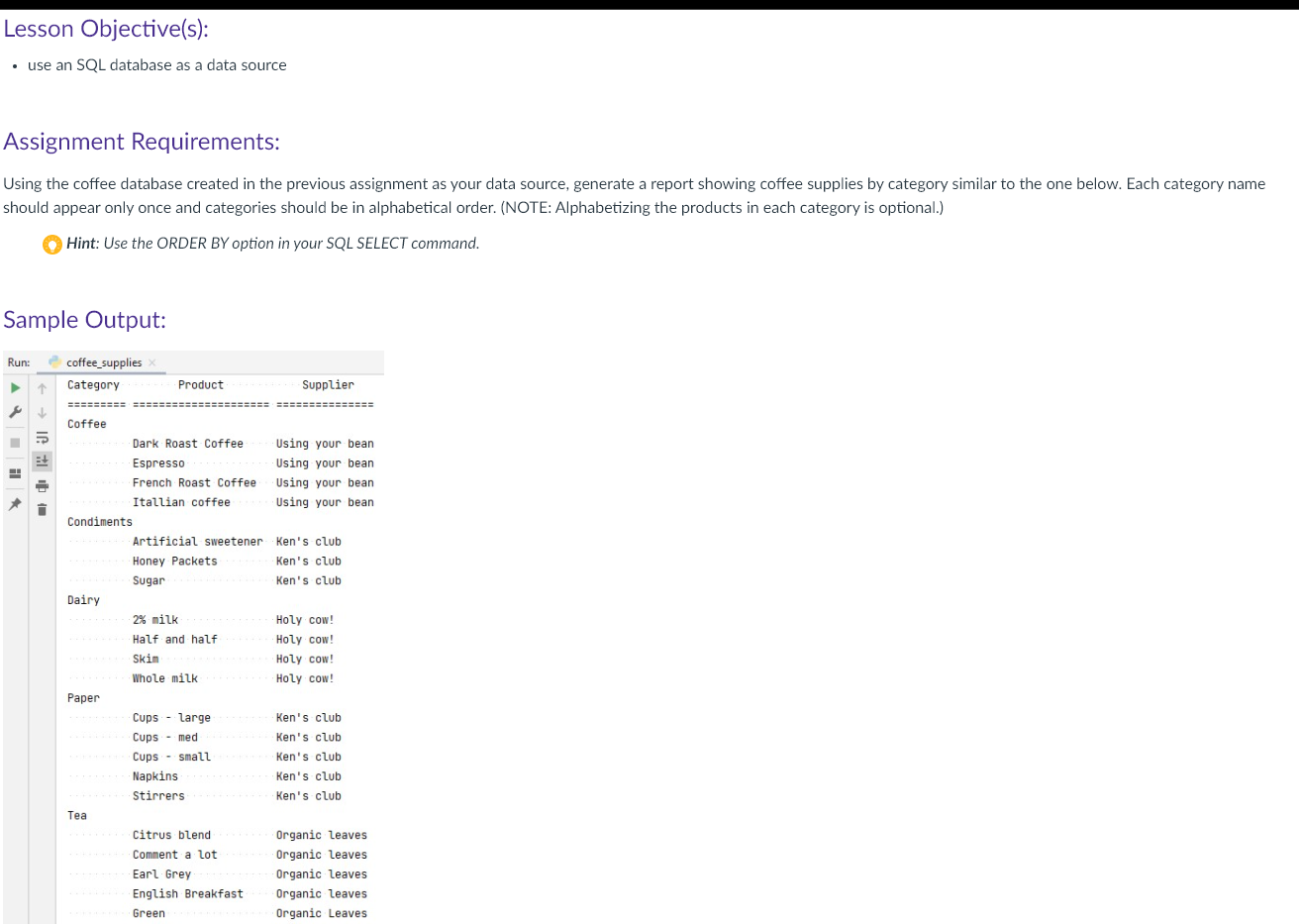Solved The images have the requirements for the question. | Chegg.com