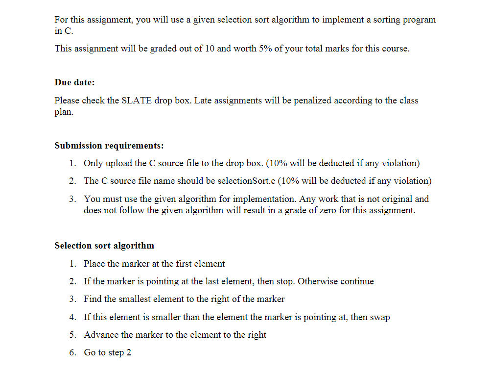 Solved Due date: Please check the SLATE drop box. Late | Chegg.com
