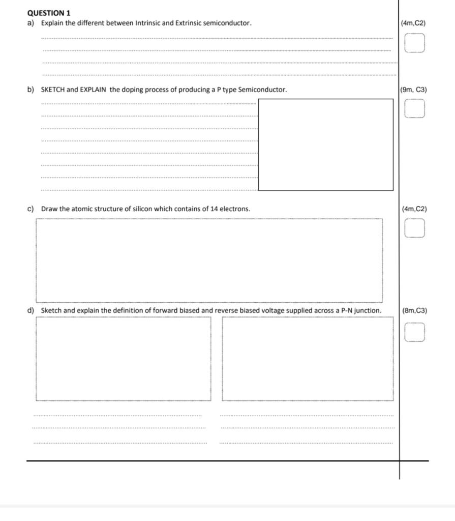 Solved QUESTION 1 a) Explain the different between Intrinsic | Chegg.com